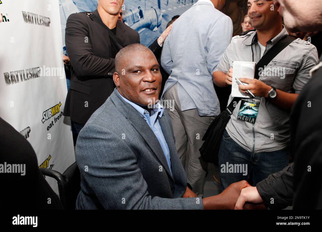 Army Col. Gregory D. Gadson attend an exclusive screening of Universal ...