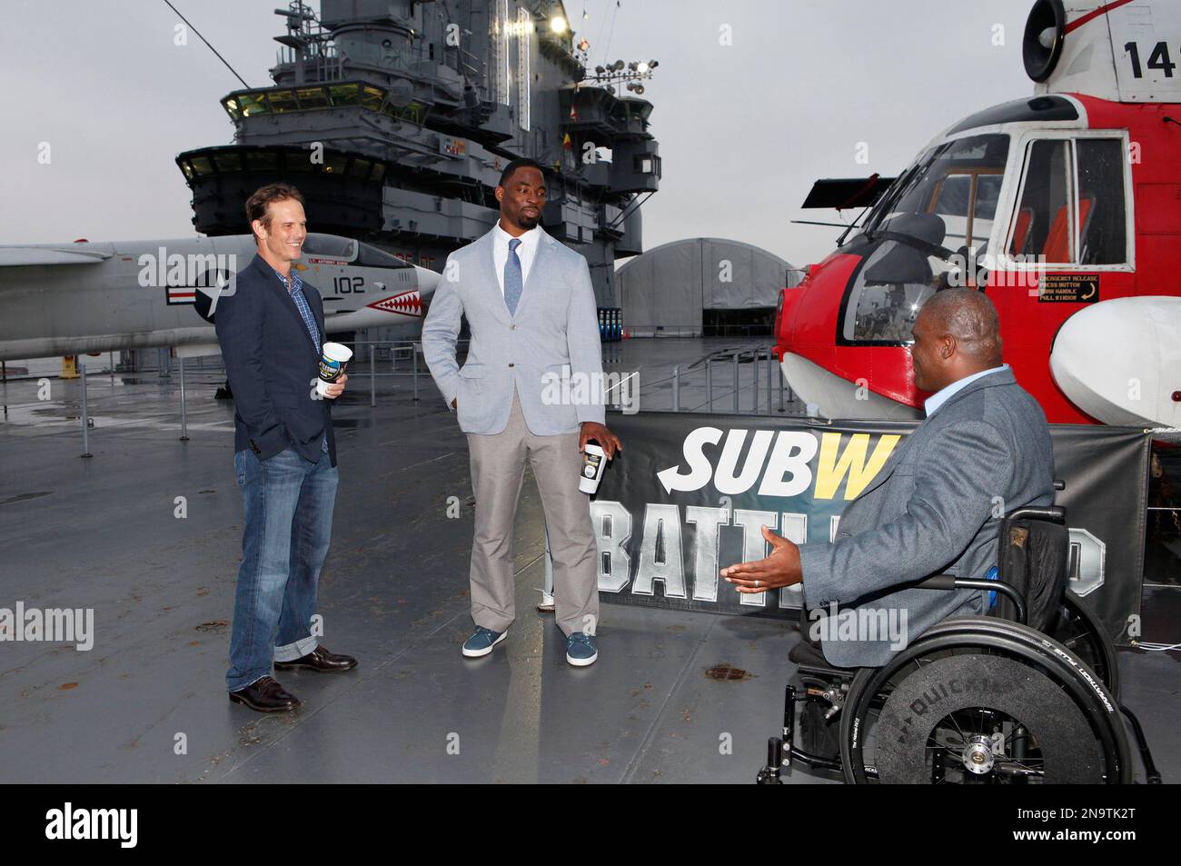 Battleship Director Peter Berg, New York Football Champion JustinTuck ...