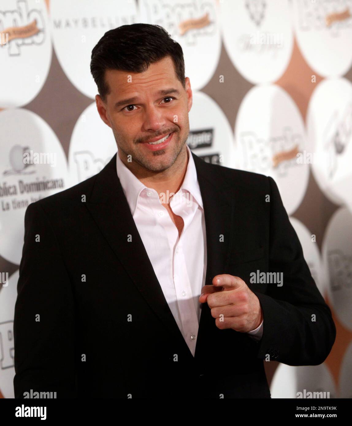 Puerto Rican singer Ricky Martin arrives for People en Espanol's "50 ...