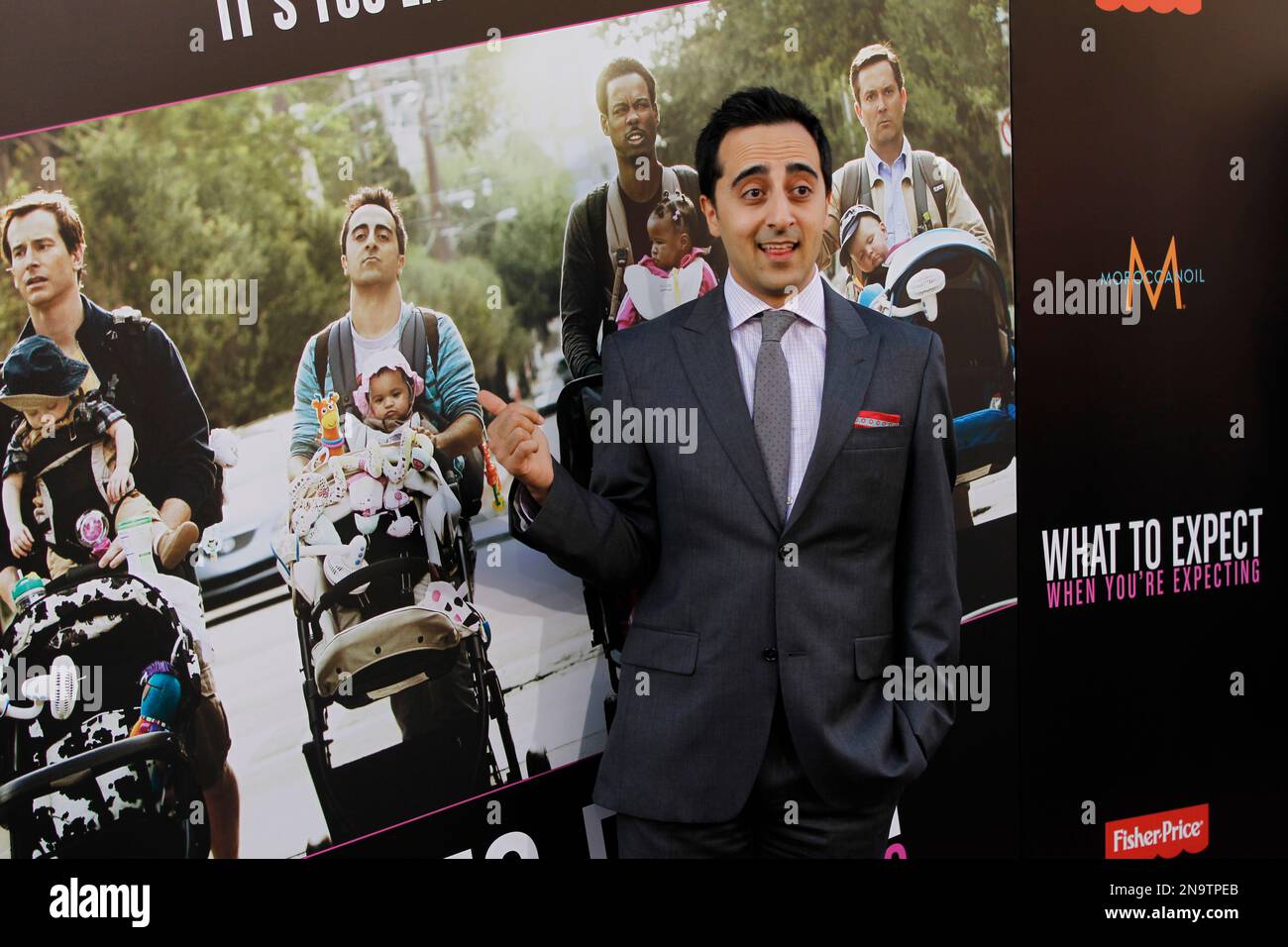 Cast member Amir Talai poses at the Los Angeles premiere of the film ...