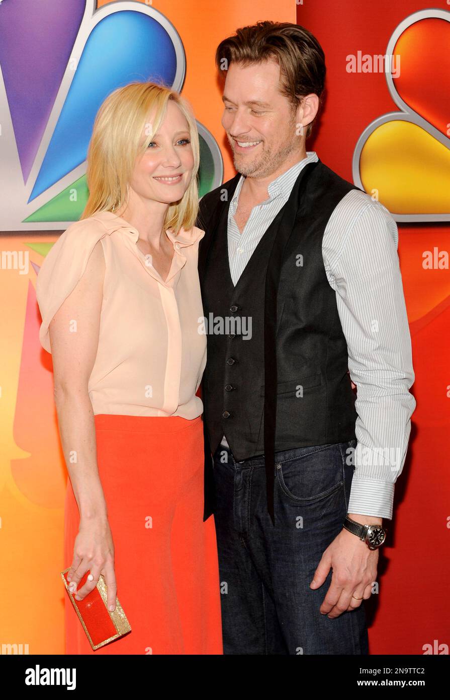 Actress Anne Heche from "Save Me" and her boyfriend James Tupper ...