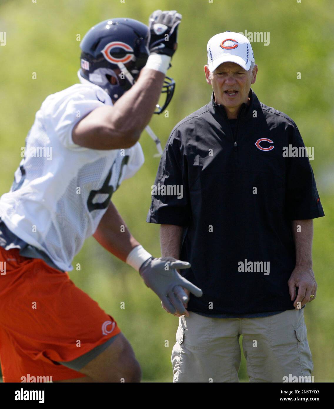 Chicago Bears defensive coordinator/assistant head coach Rod Marinelli ...