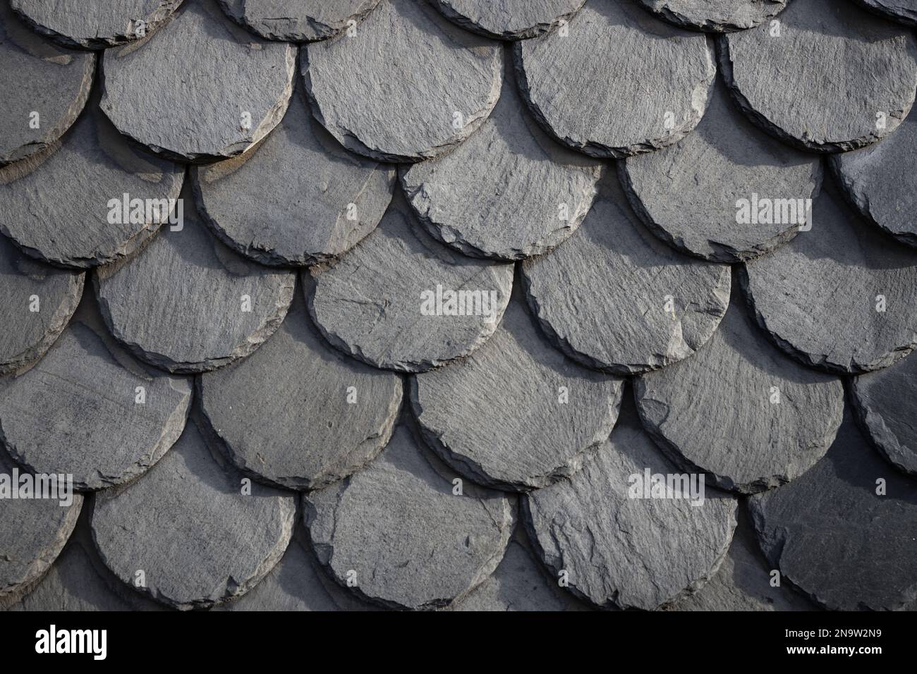 historic slate tiles outside a house background Stock Photo - Alamy