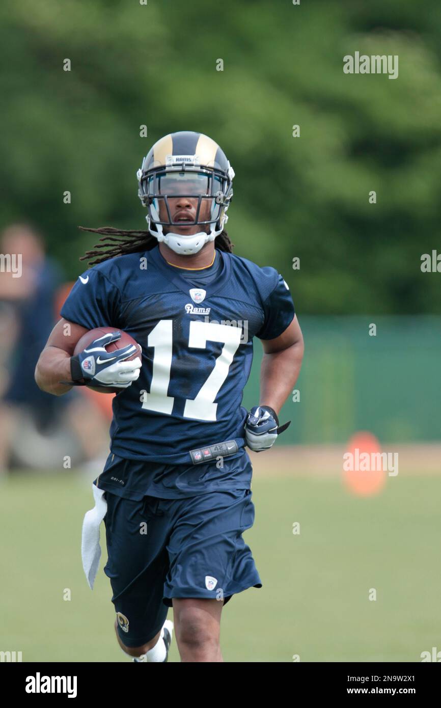 St. Louis Rams wide receiver Tony Logan runs with the ball during NFL ...