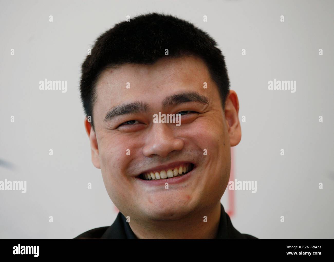 China's former NBA basketball player and founder of Yao Foundation, Yao ...