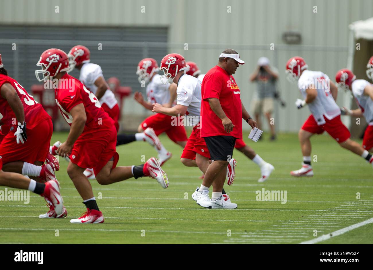 Kansas City Chiefs coach Romeo Crennel at the Kansas City Chiefs ...