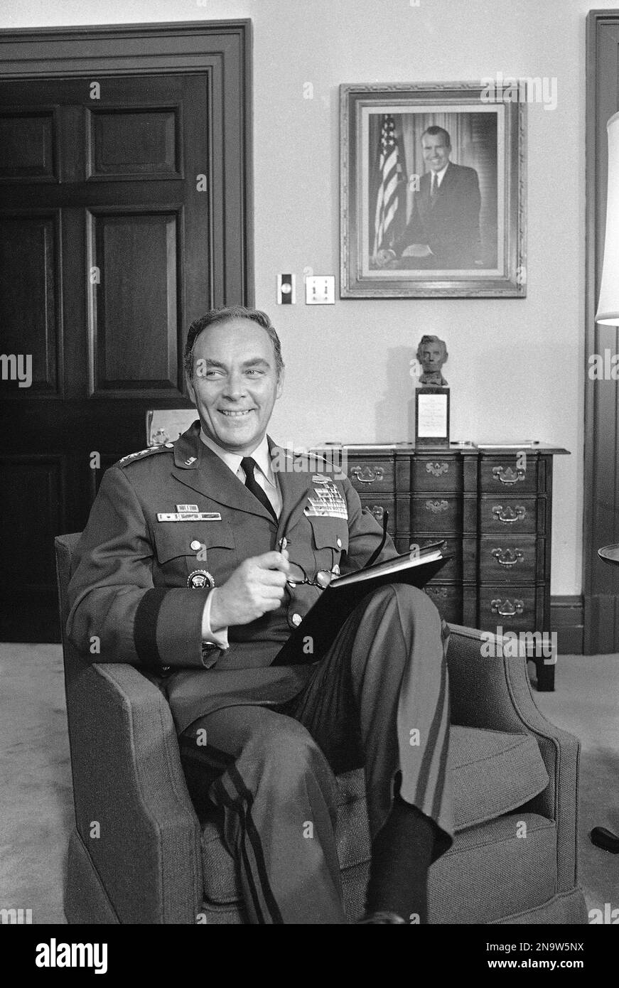 Gen. Alexander Haig Jr., newly named White House staff coordinator ...