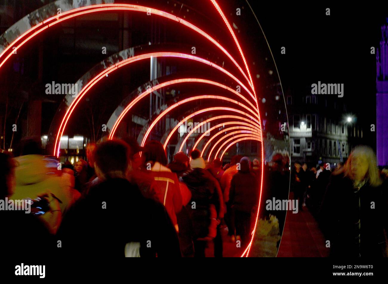 ABERDEEN, SCOTLAND - 12 FEBRUARY 2023: PULSE by This is Loop, light ...