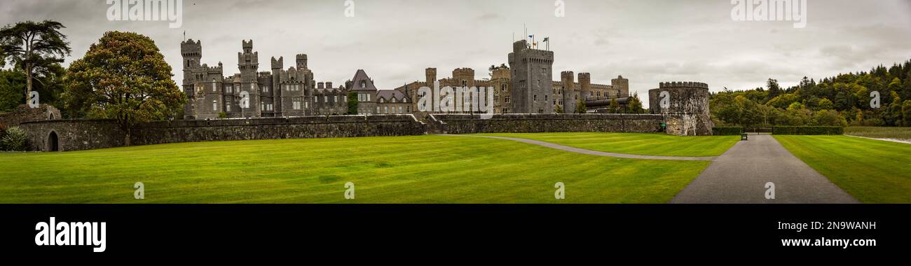 Panorama of Ashford Castle, County Mayo, Ireland Stock Photo - Alamy