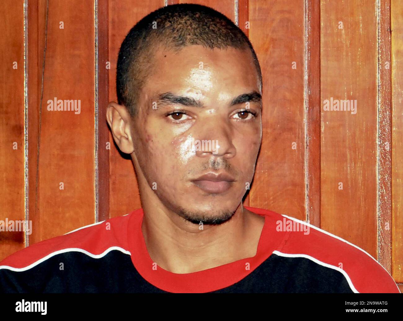 A Briton identified as Jermain Jhon Grant in court attends his trial on ...