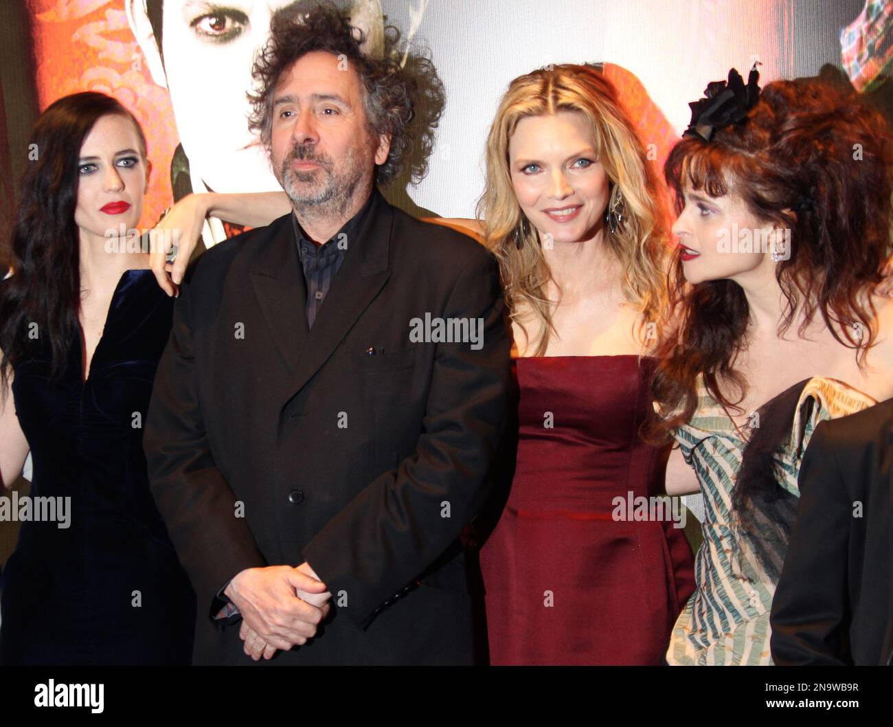 Actresses from left, Eva Green, Michelle Pfeiffer and Helena Bonham ...