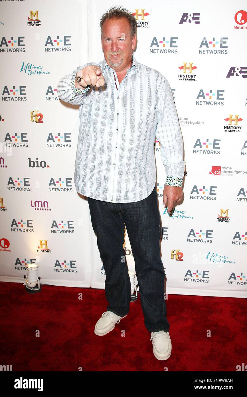 In this May 9, 2012 photo, Darrell Sheets poses at the A&E Networks ...