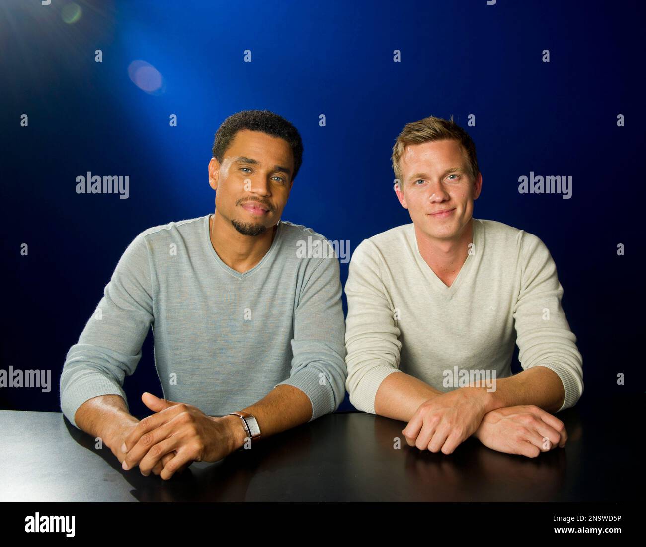 Actors Michael Ealy, left, and Warren Kole from the television series ...