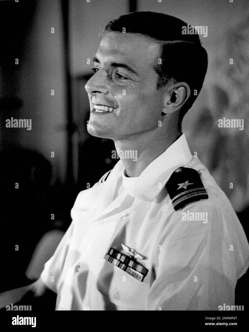 Lieutenant Dieter Dengler is shown, Sept. 1966. Dengler escaped a North ...