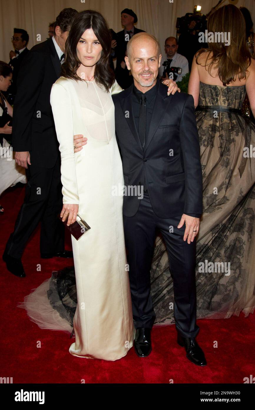 Hanna Mustaparta and Italo Zucchelli arrive at the Metropolitan Museum ...