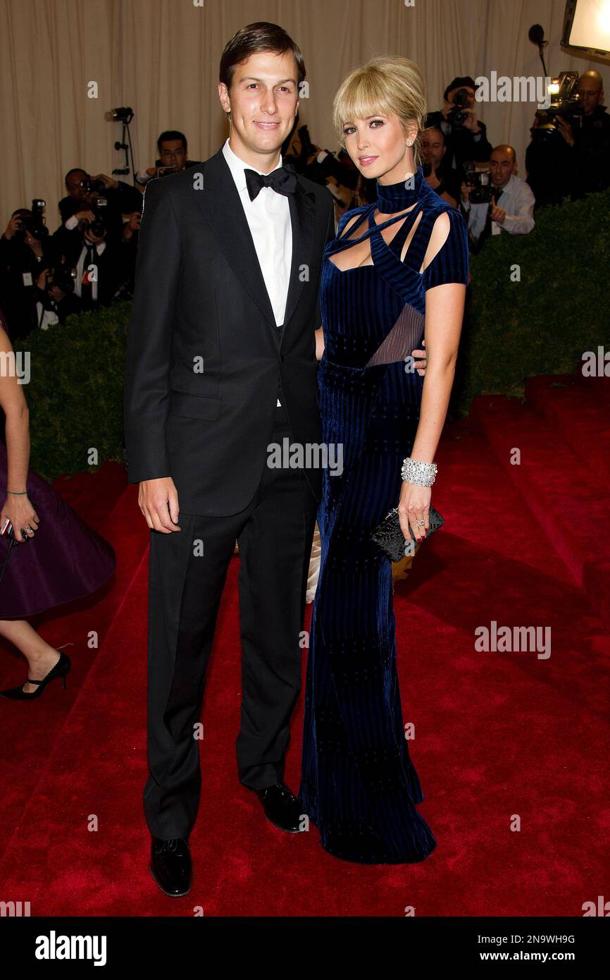 Jared Kushner and Ivanka Trump arrive at the Metropolitan Museum of Art ...