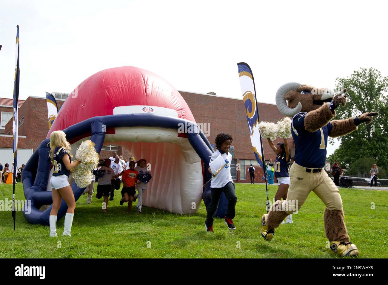 In this photograph taken by AP Images for NFL Network, St. Louis Rams ...