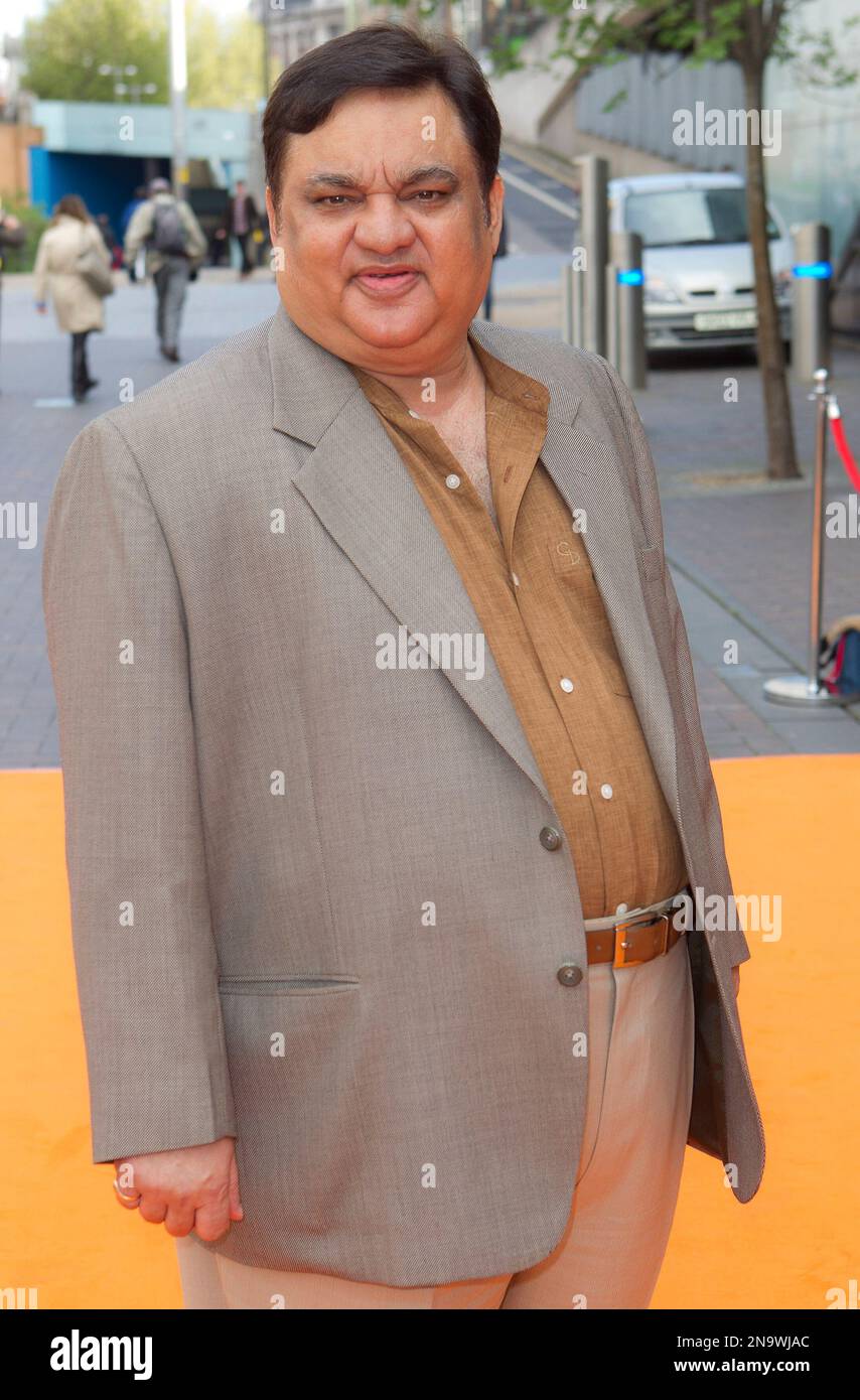 Indian actor Harish Patel arrives at the BFI Southbank in central ...