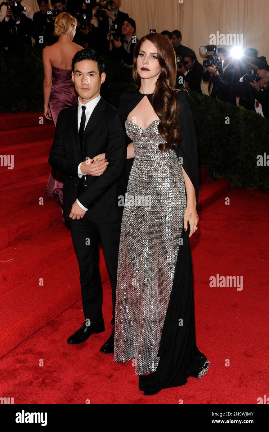 Joseph Altuzarra, left, and Lana Del Rey arrive at the Metropolitan ...