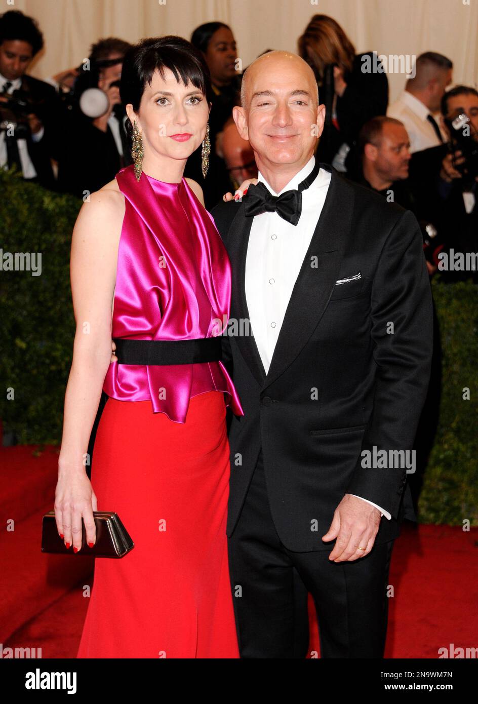 Amazone founder, president and CEO Jeff Bezos and wife Mackenzie Bezos ...