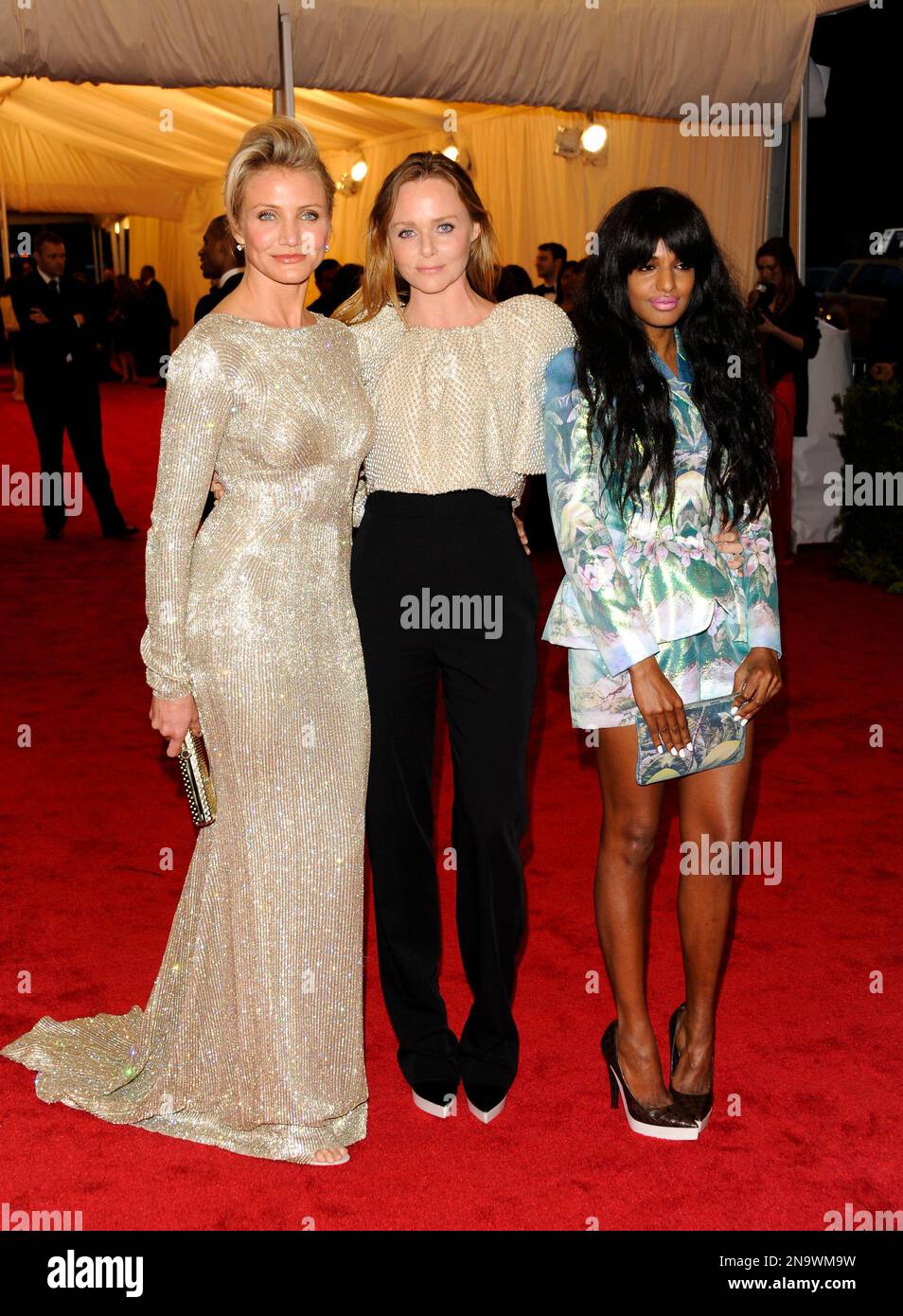 Cameron Diaz, Stella McCartney and M.I.A. arrive at the Metropolitan ...