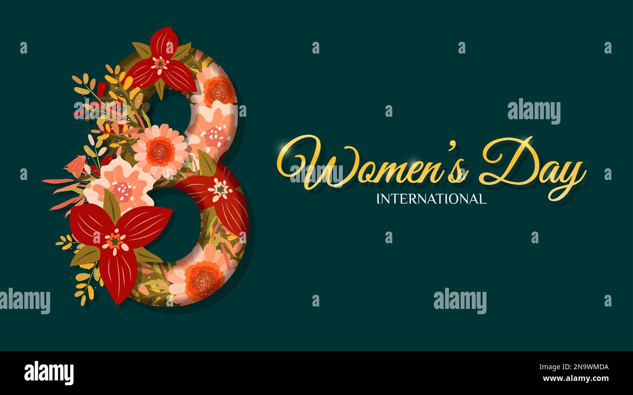 Number decoration plants Stock Vector Images - Alamy