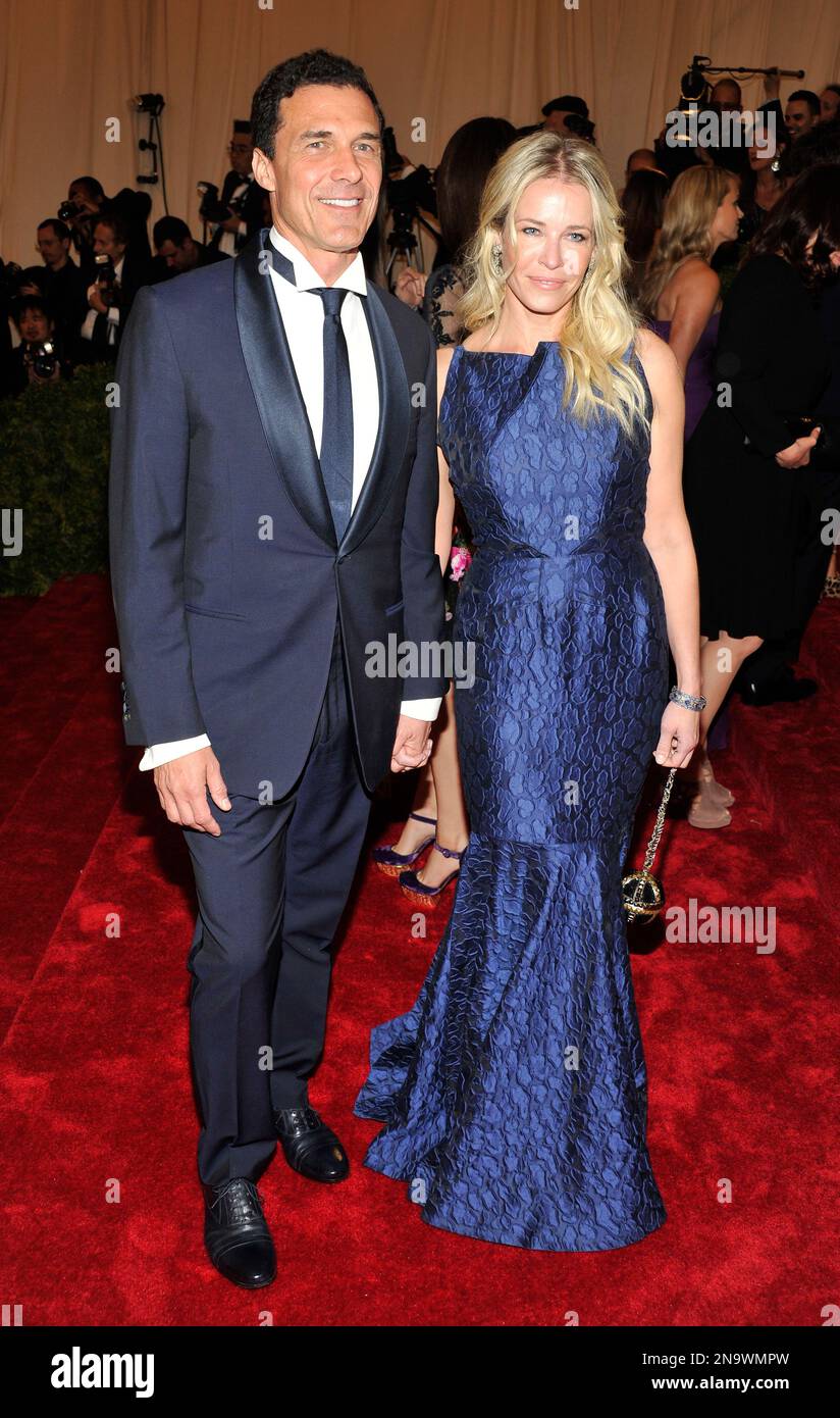 Chelsea Handler and Andre Balazs arrive at the Metropolitan Museum of ...
