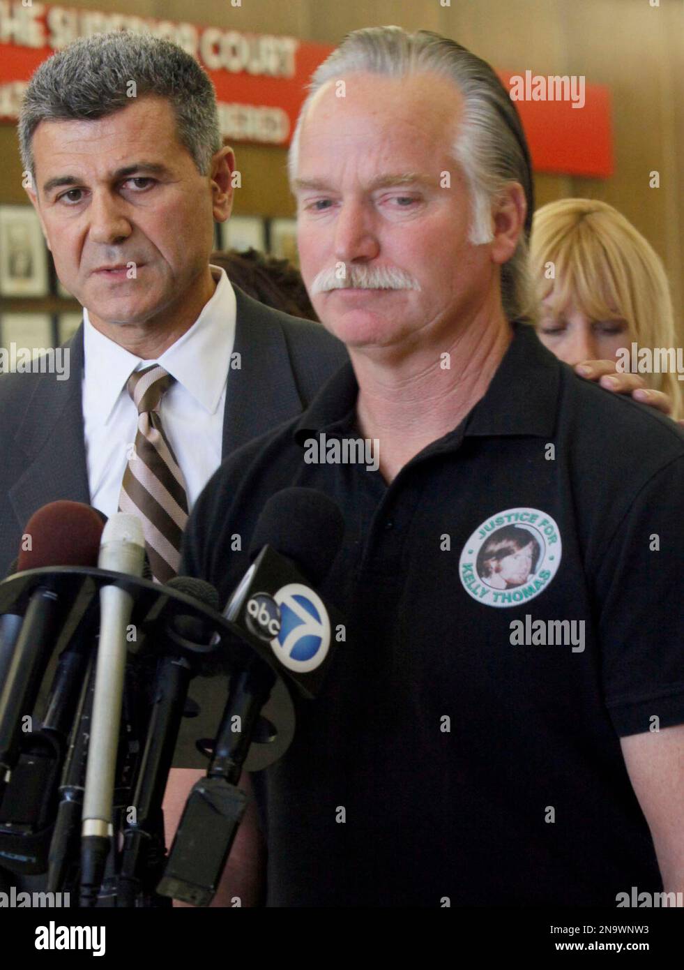 Ron Thomas, right, father of homeless man Kelly Thomas with his ...