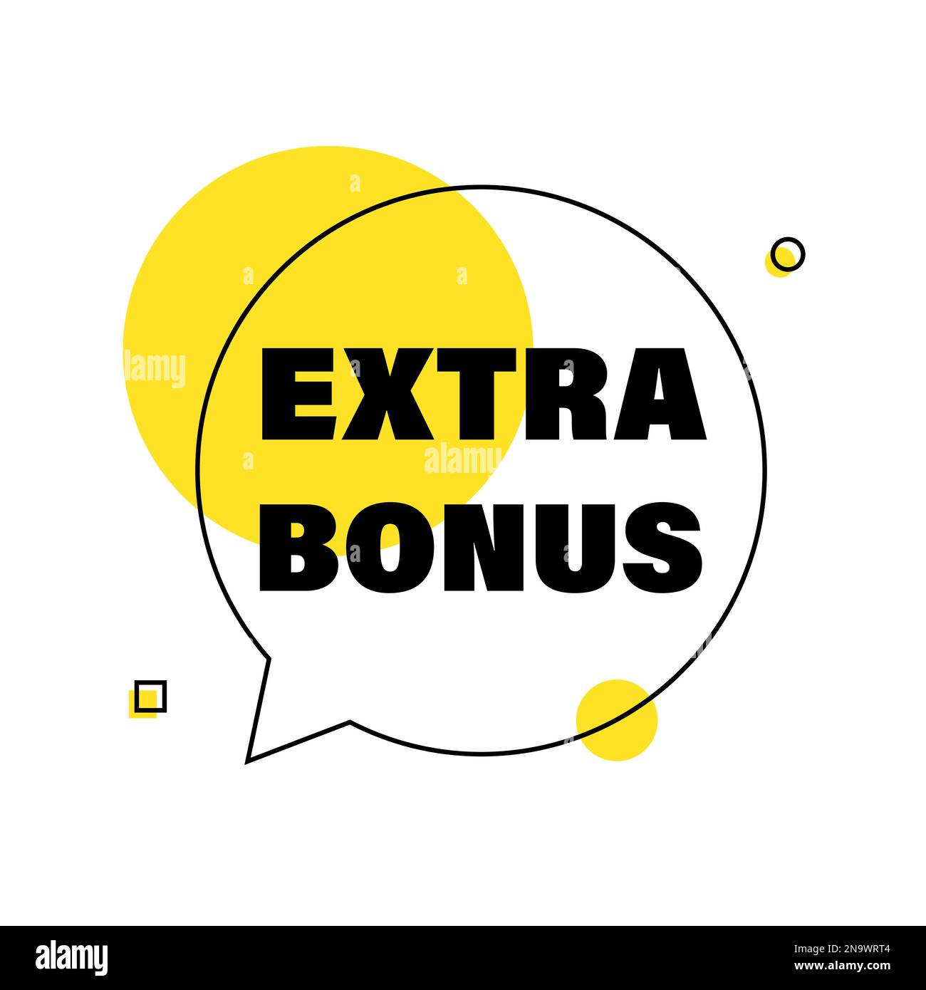 Bonus message Stock Vector Images - Alamy