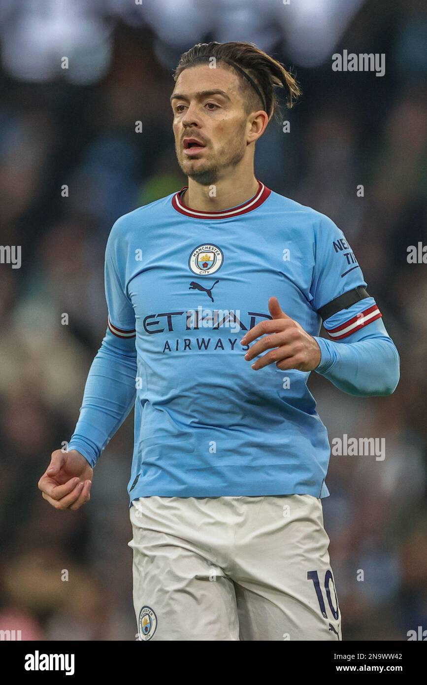 Jack Grealish #10 of Manchester City during the Premier League match ...