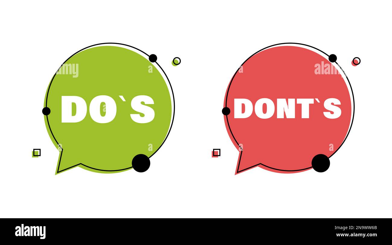 Dont do that Stock Vector Images - Alamy