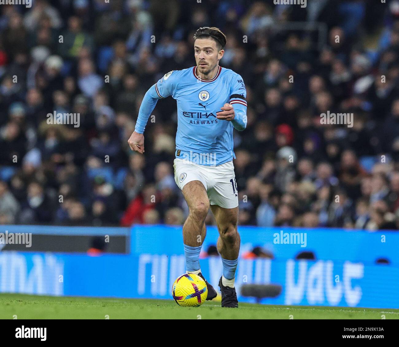Jack Grealish #10 of Manchester City during the Premier League match ...