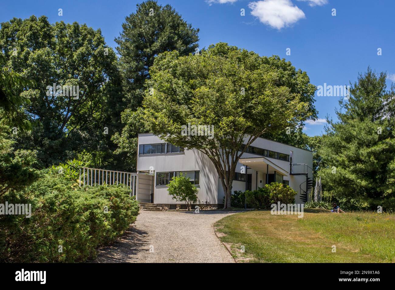 The historic Gropius House in Lincoln, Massachusetts Stock Photo - Alamy