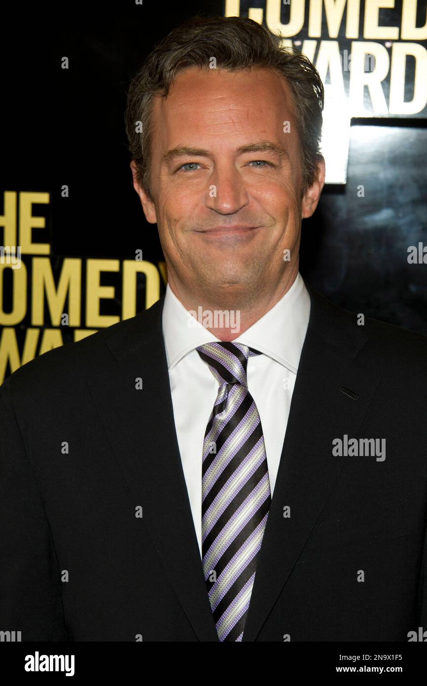 Matthew Perry arrives to The 2012 Comedy Awards in New York, Saturday ...
