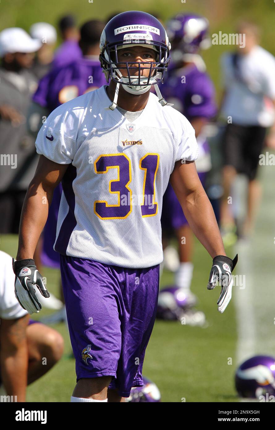 Minnesota Vikings rookie Josh Robinson shown during rookie mini-camp ...