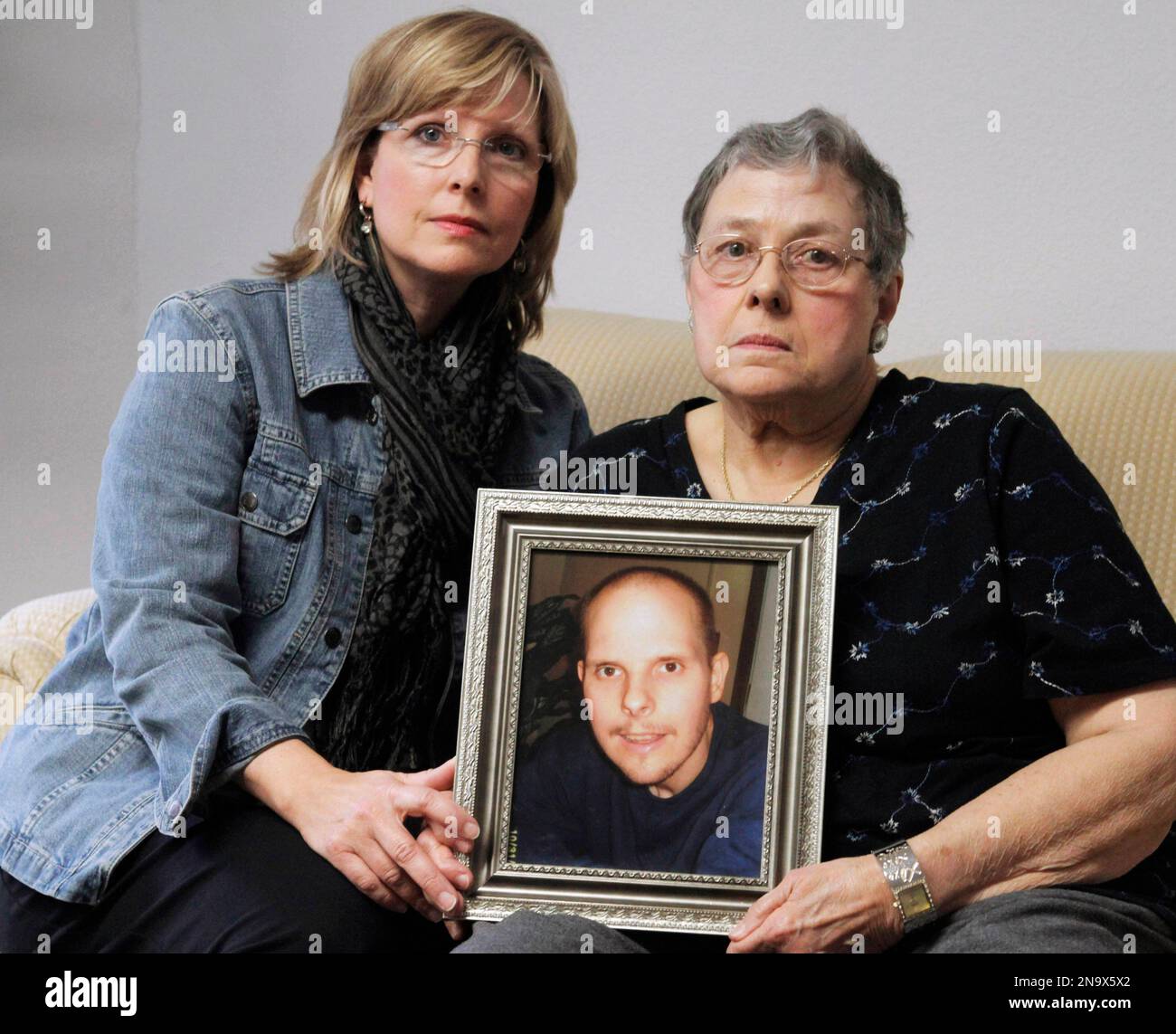 FILE - In this March 22, 2011 file photo, Kathleen Slovick, left, and ...