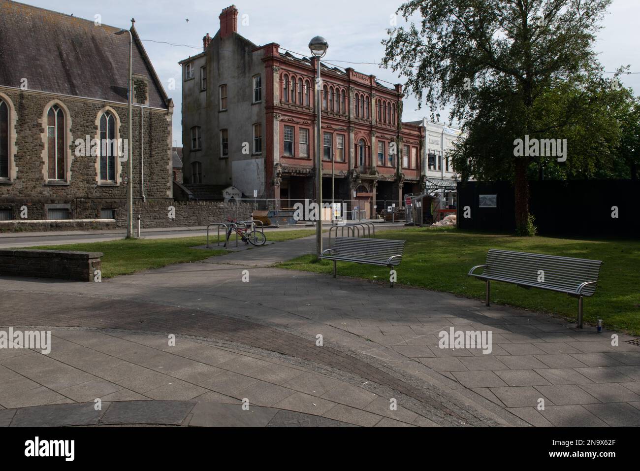 Spring Gardens, Llanelli Town Centre, Carmarthenshire, Wales, UK Stock ...