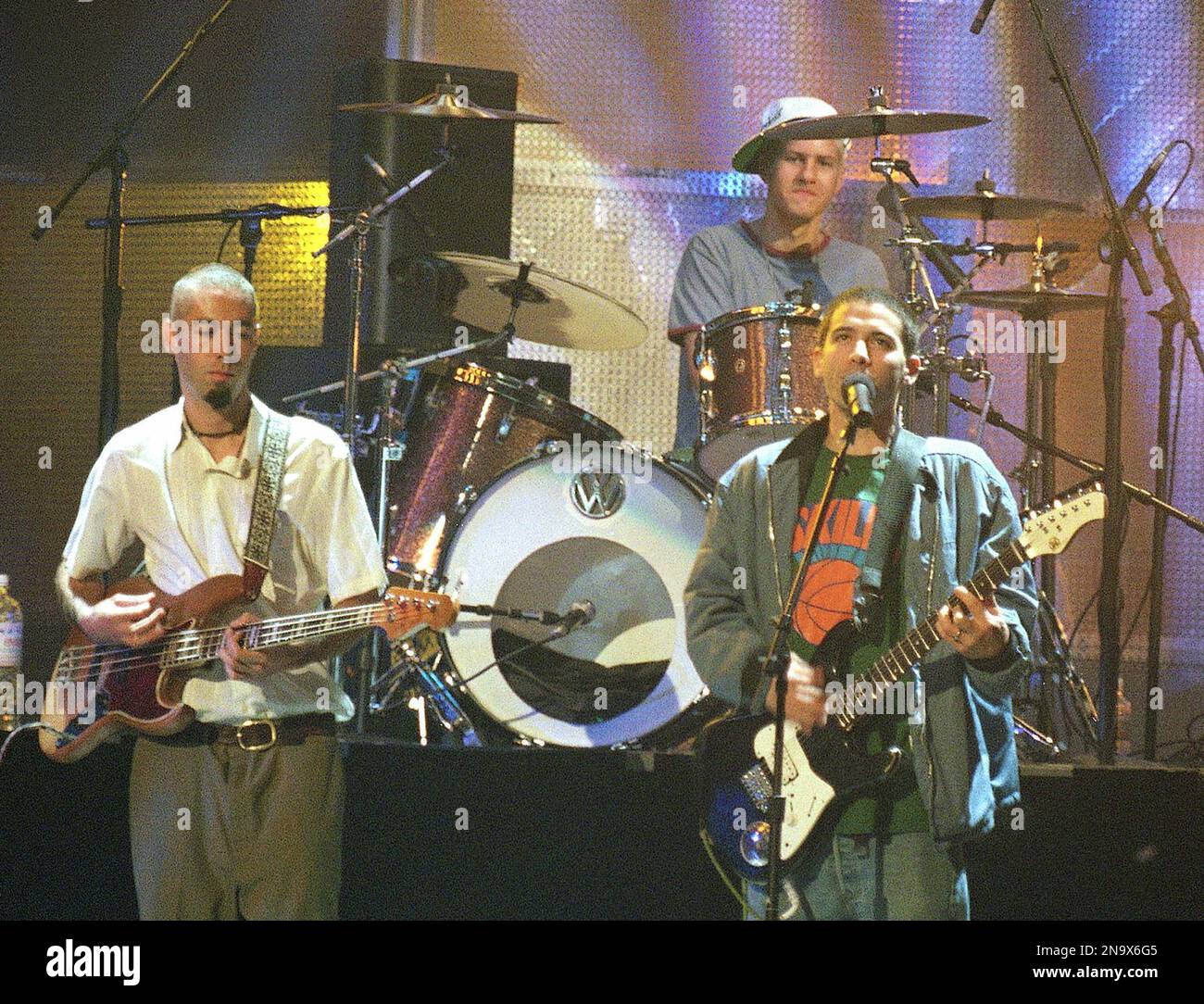 FILE - In this Sept. 7, 1994 file photo, members of the Beastie Boys ...