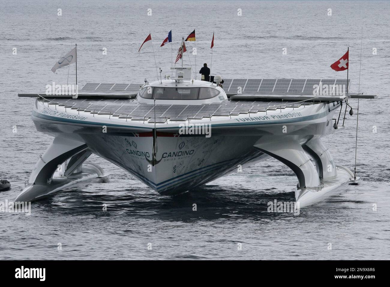 The MS Turanor PlanetSolar, the world's largest solar boat ever built ...