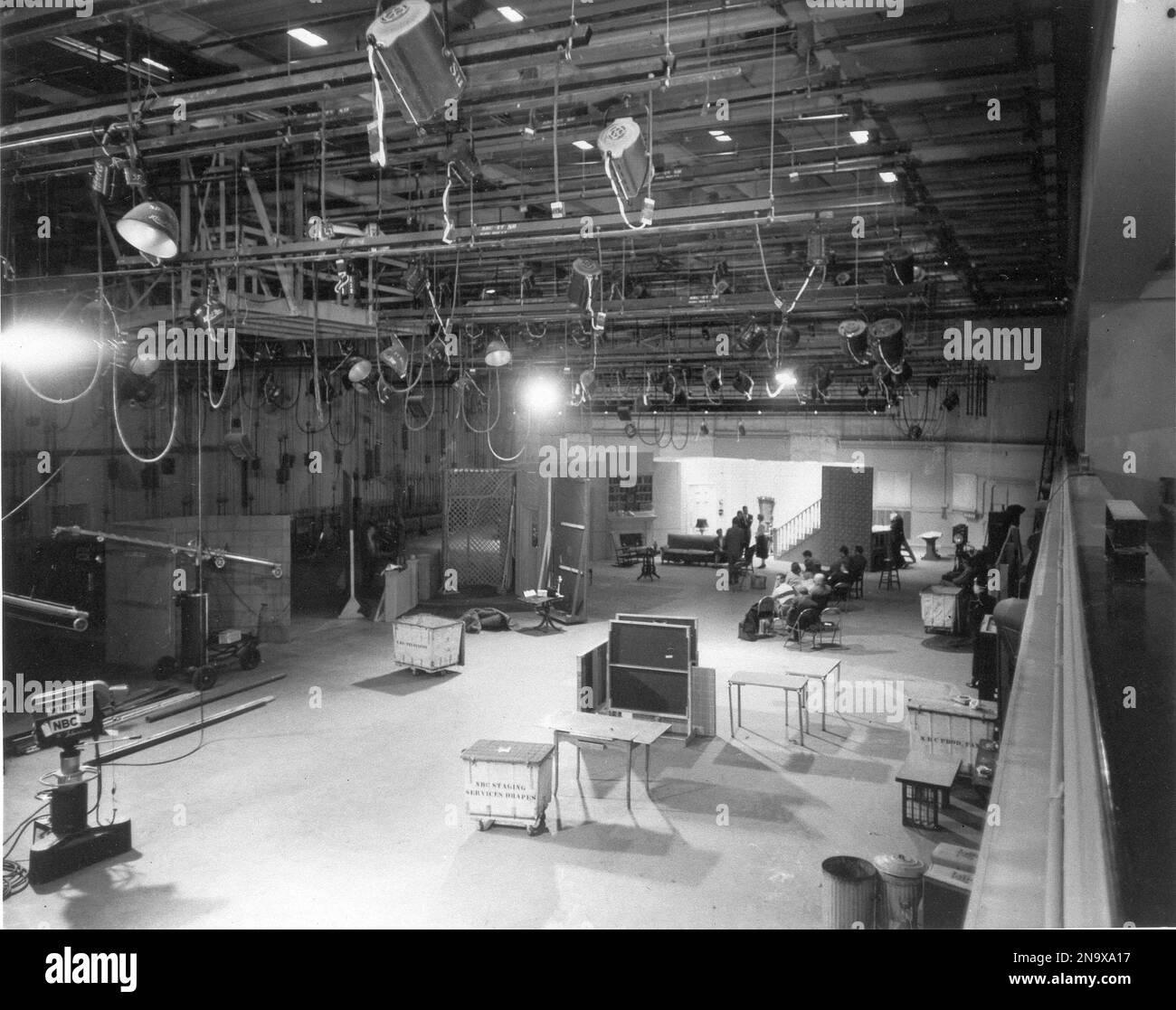 NBC-TV's studio 8H in New York's Rockefeller Center stands empty after ...