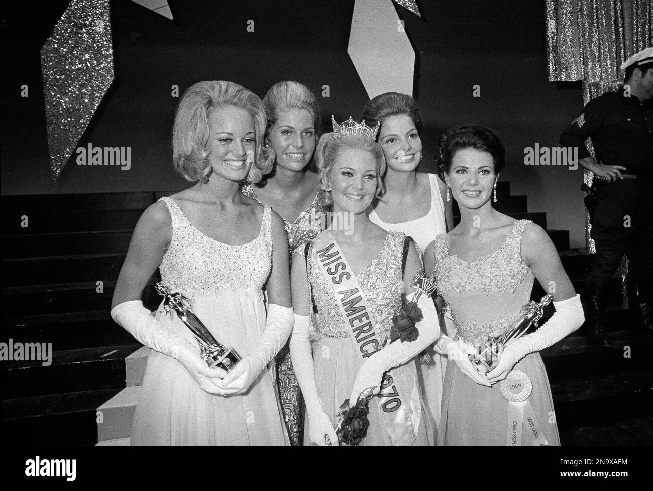The new Miss America of 1970, Pamela Anne Eldred of Michigan, poses ...