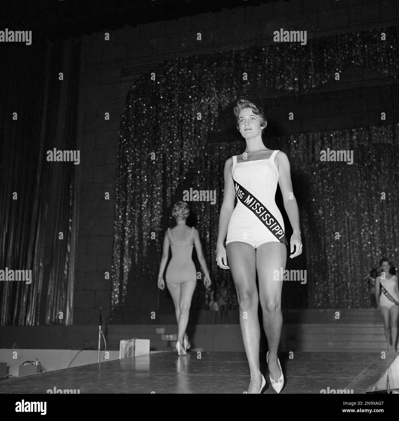 Lynda Lee Mead of Natchez, Miss., is shown during the swimsuit ...