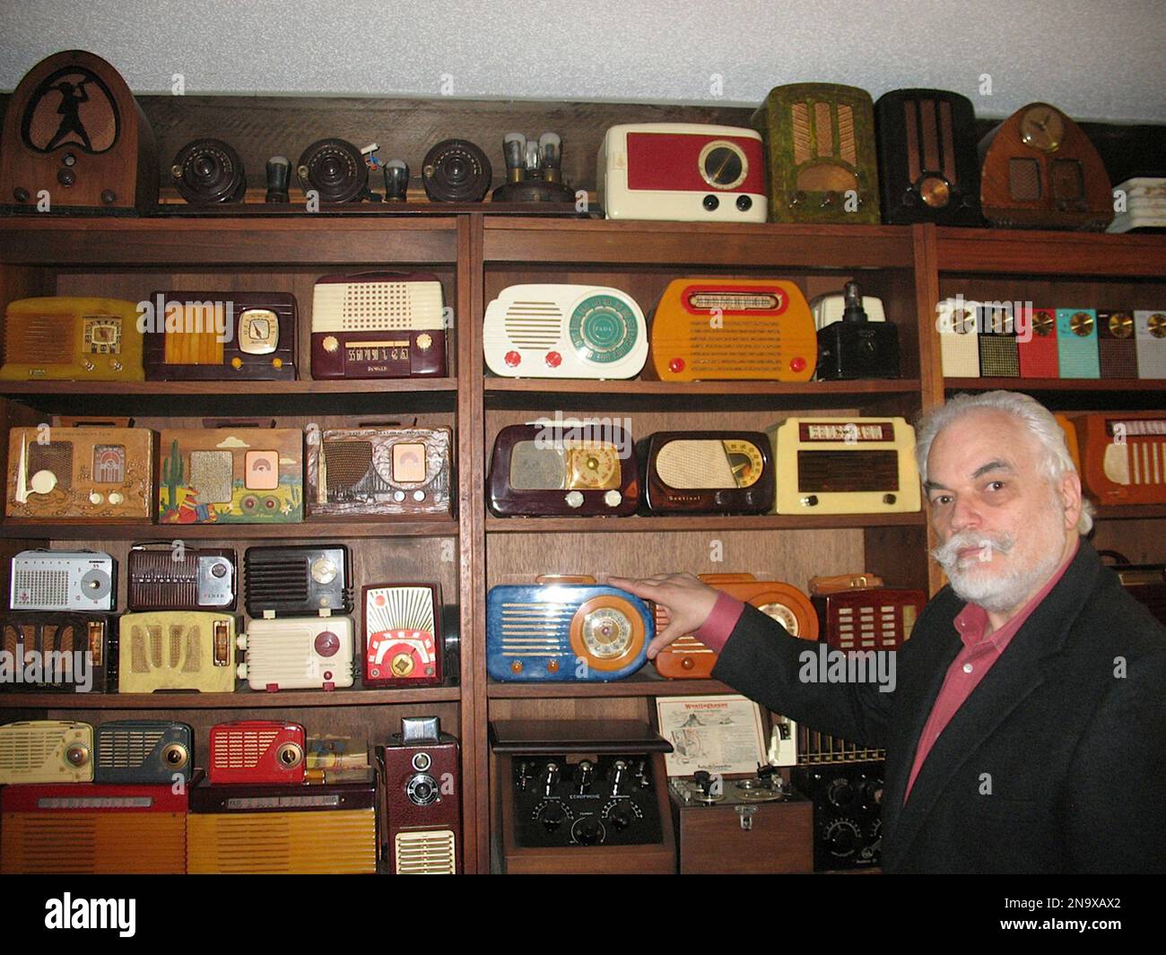 In this photo taken Monday, April 30, 2012, J. David Goldin, shows his ...