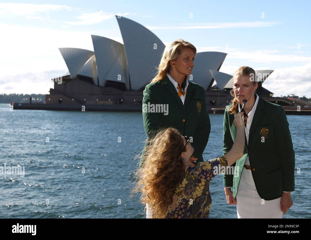 Australian Olympic athletes Naomi Flood, left, and Sarah Tait have ...
