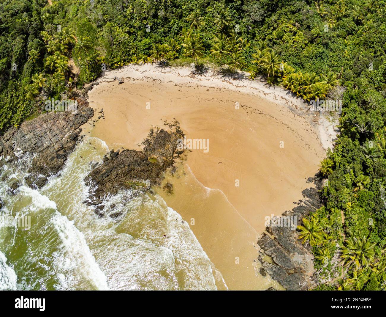 Aerial view of Camboinha beach, Itacare, Bahia, Brazil Stock Photo - Alamy
