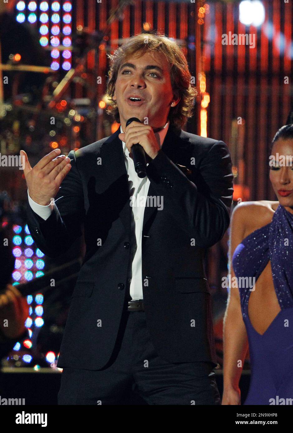 Cristian Castro performs during the Latin Billboard Awards in Coral ...