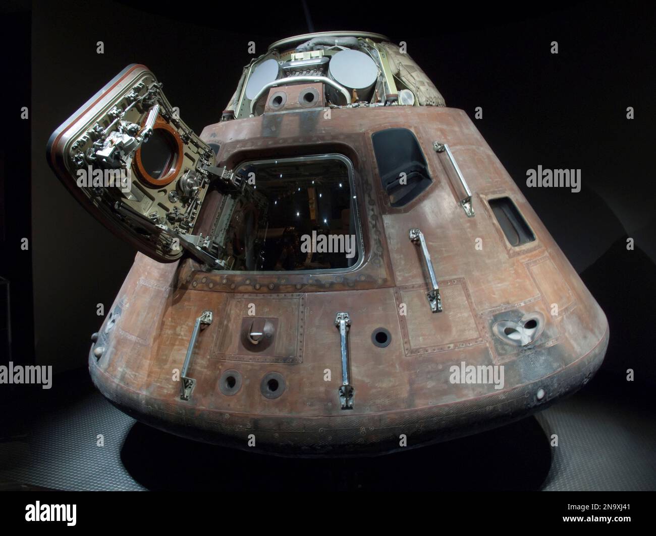 Apollo 14 Moon Capsule Inside The Kennedy Space Center Orlando