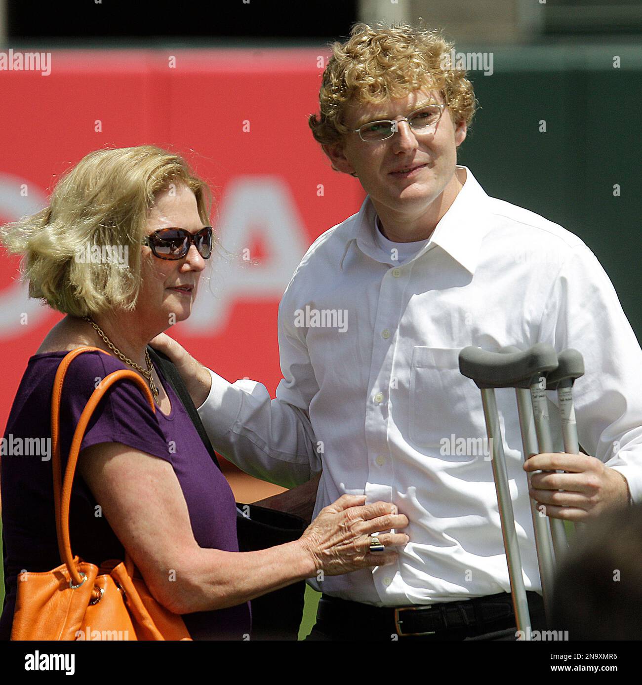 Anne Anderson, mother of Alexis Busch, and Busch's boyfriend, Nick Vos ...