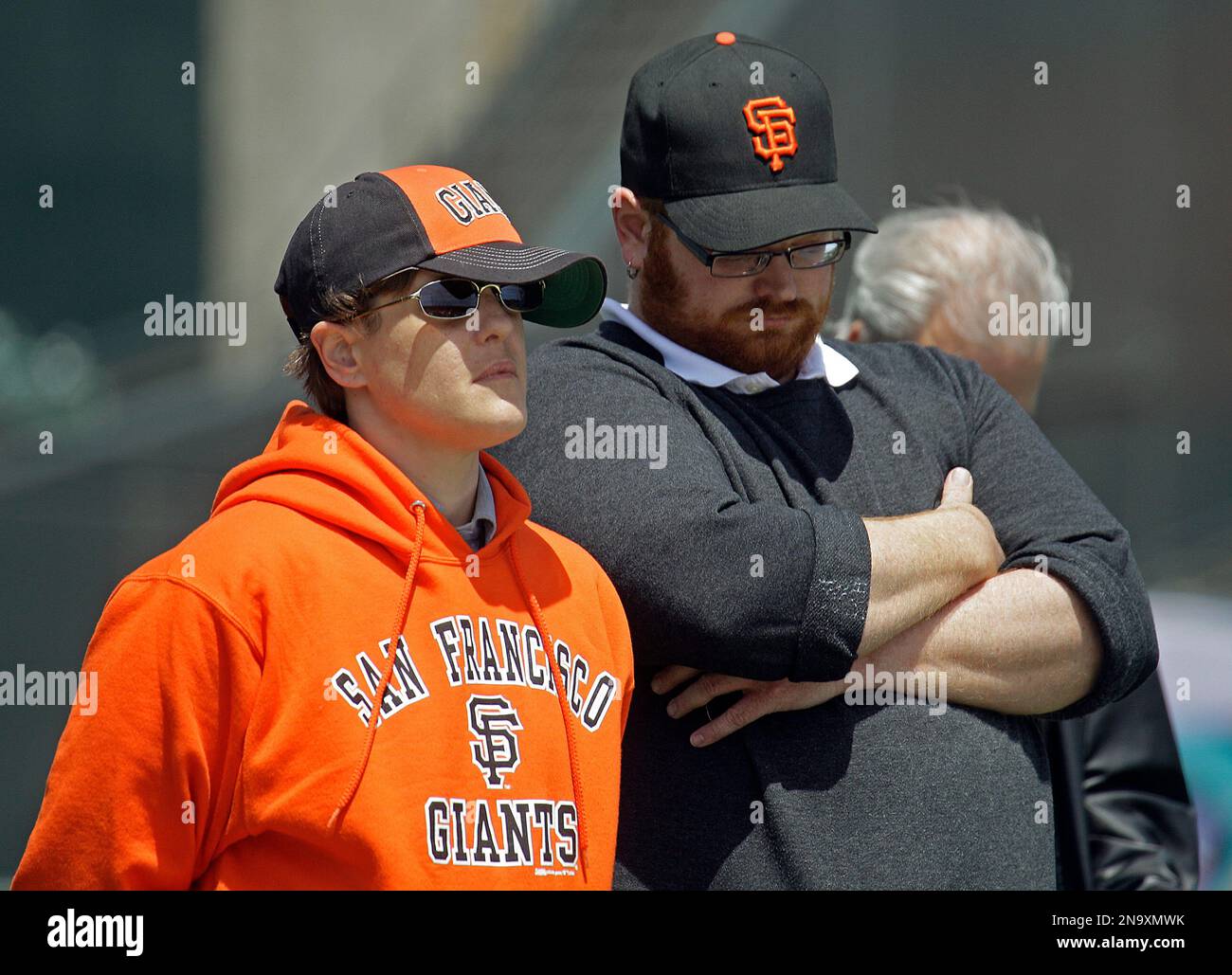 San Francisco Giants fans attend a memorial service for Alexis Busch ...