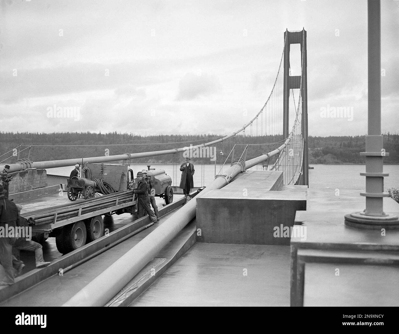 Tacoma Narrows Bridge Before Collapse